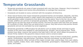 Grassland as an ecosystem | PPT