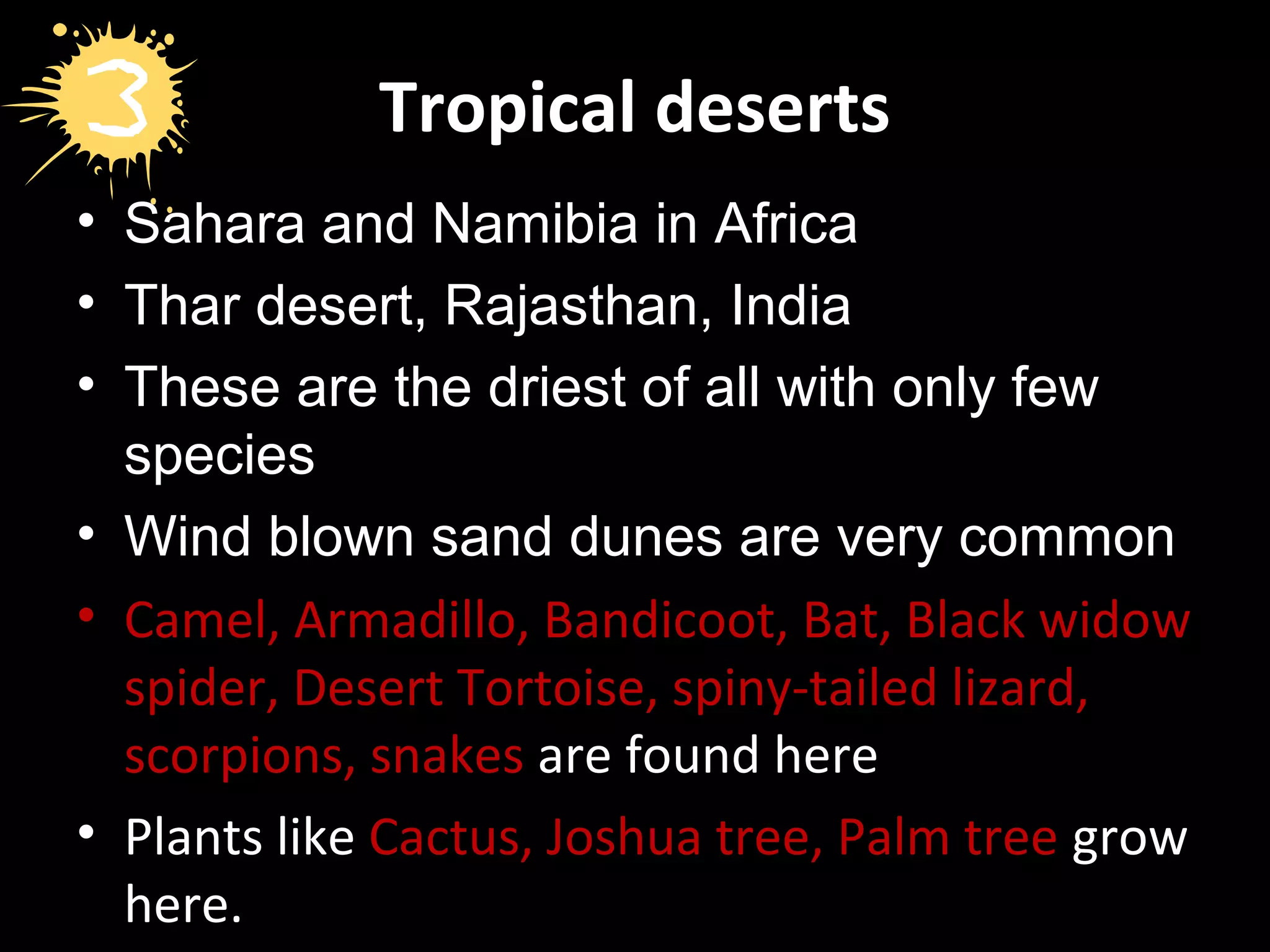 Grass land & desert ecosystem | PPT