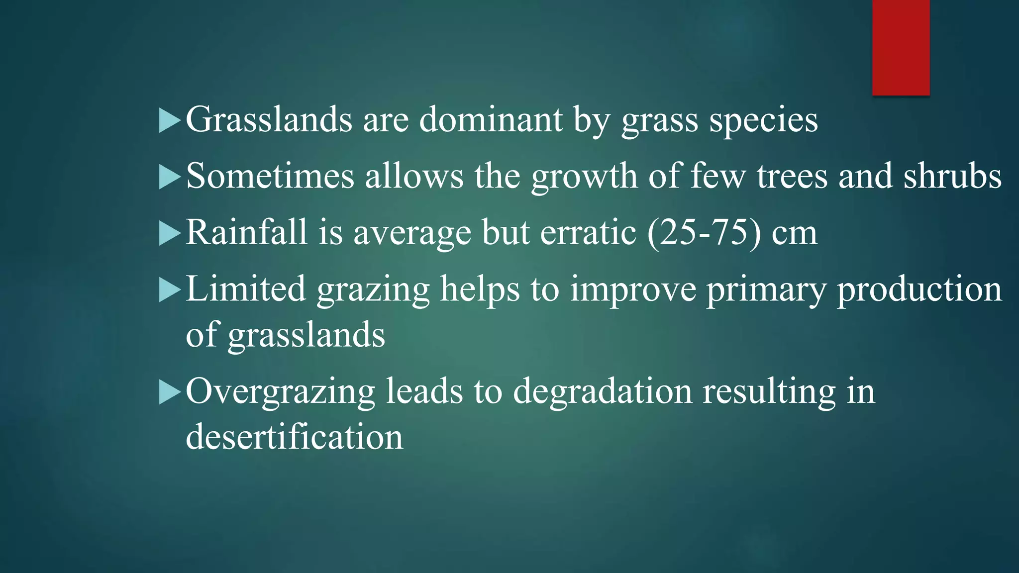 Grassland ecosystem | PPTX