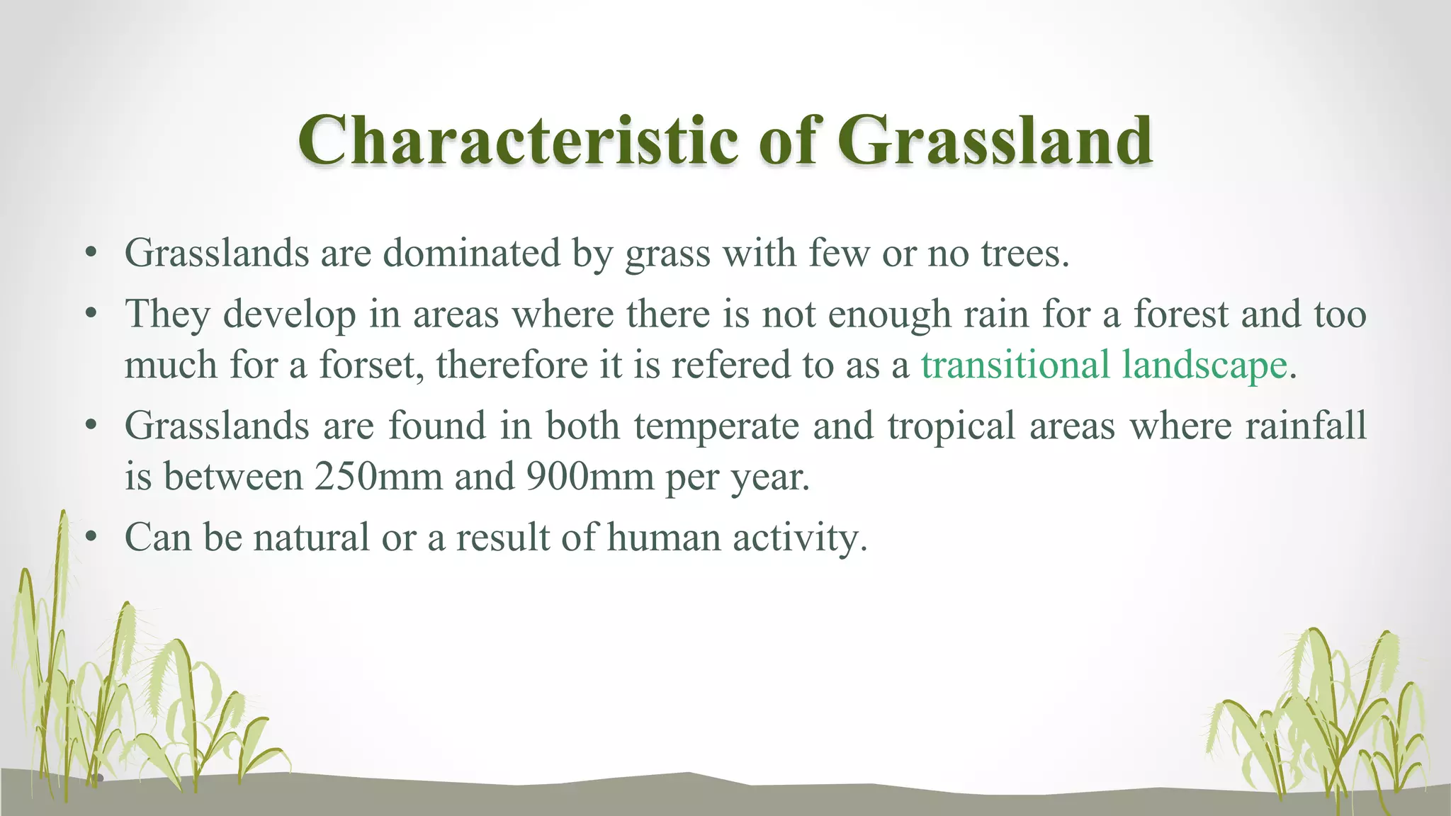 Grassland ecosystem | PPTX