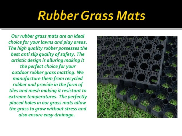 Grass mats | PPT
