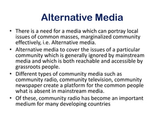 Grassroots comics as alternative media | PPSX | Public Radio | Talk Radio