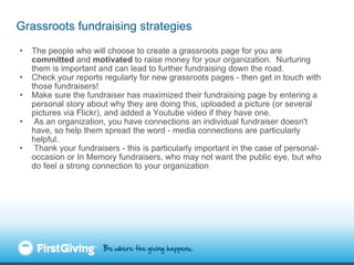 Grassroots Fundraising 101 | PPT