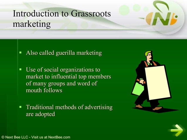 Grassroots Marketing | PPT | Marketing and Advertising | Business