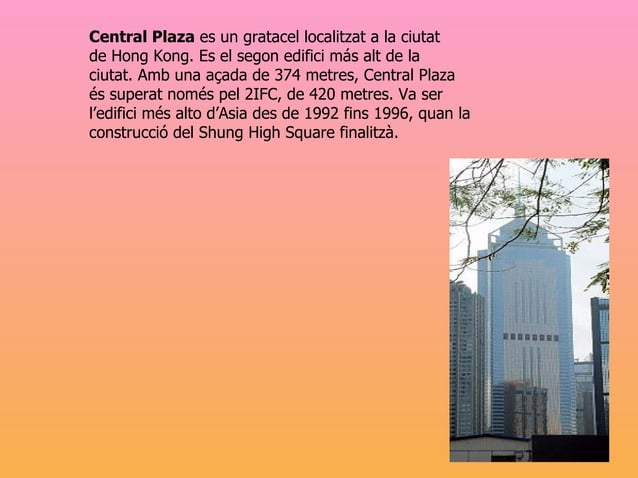 els 10 gratacels | PPT