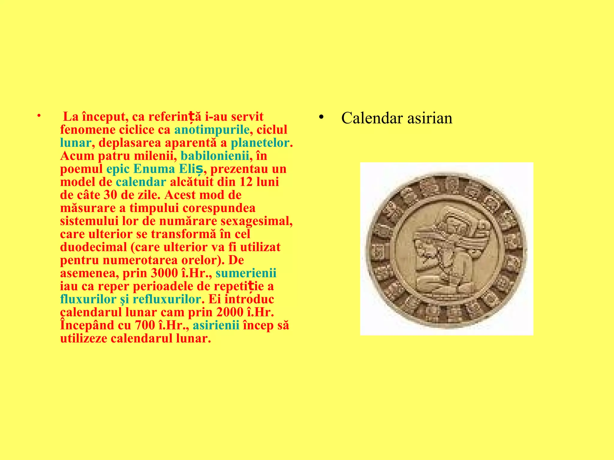 Istoria masurarii timpului | PPT