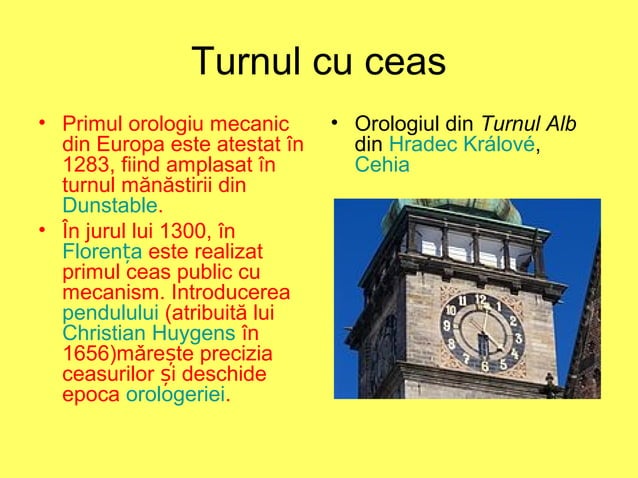 Istoria masurarii timpului | PPT