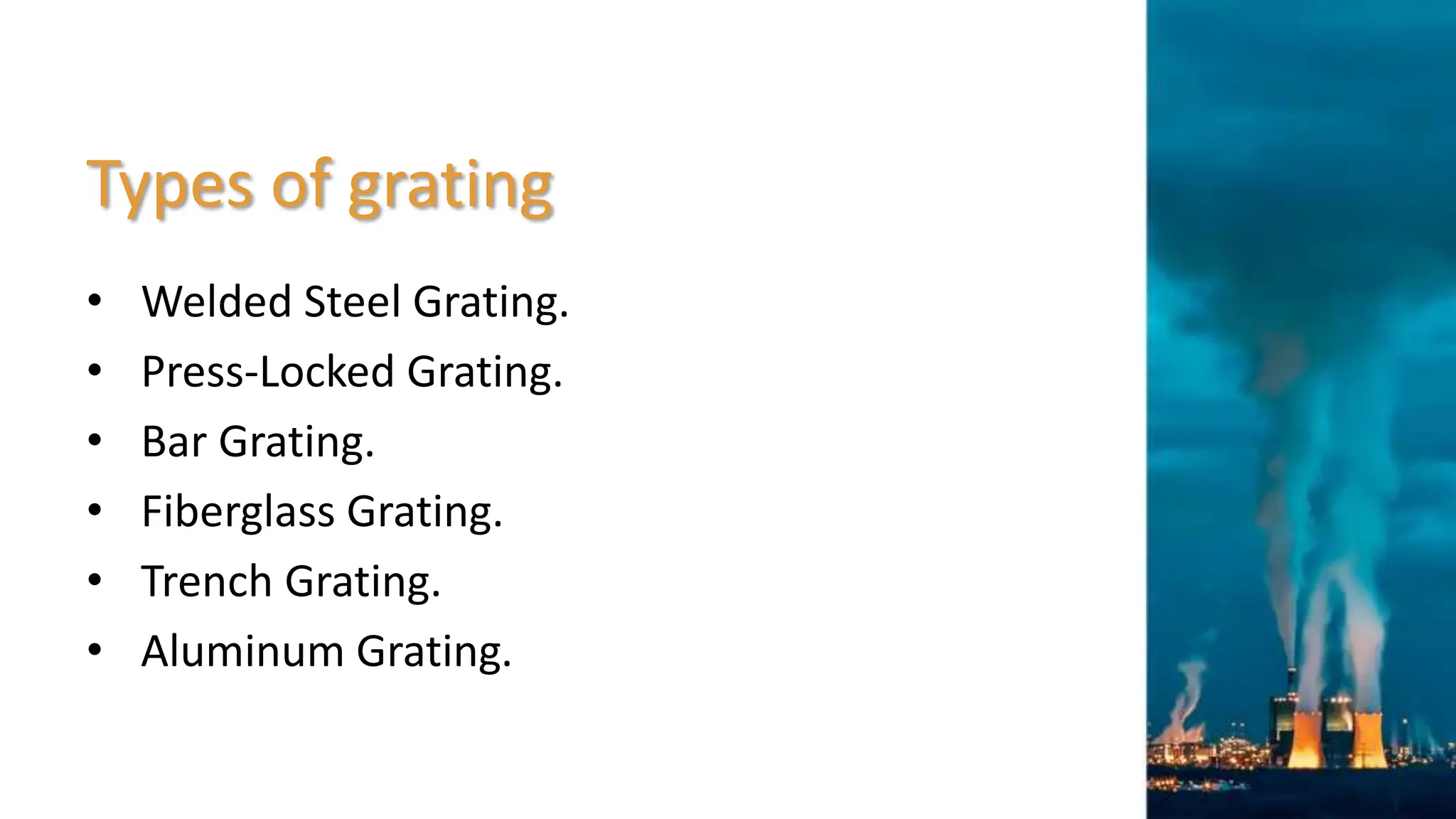 Introduction to grating skids at industry | PPTX