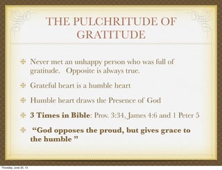 Gratitude | PPT | Free Download