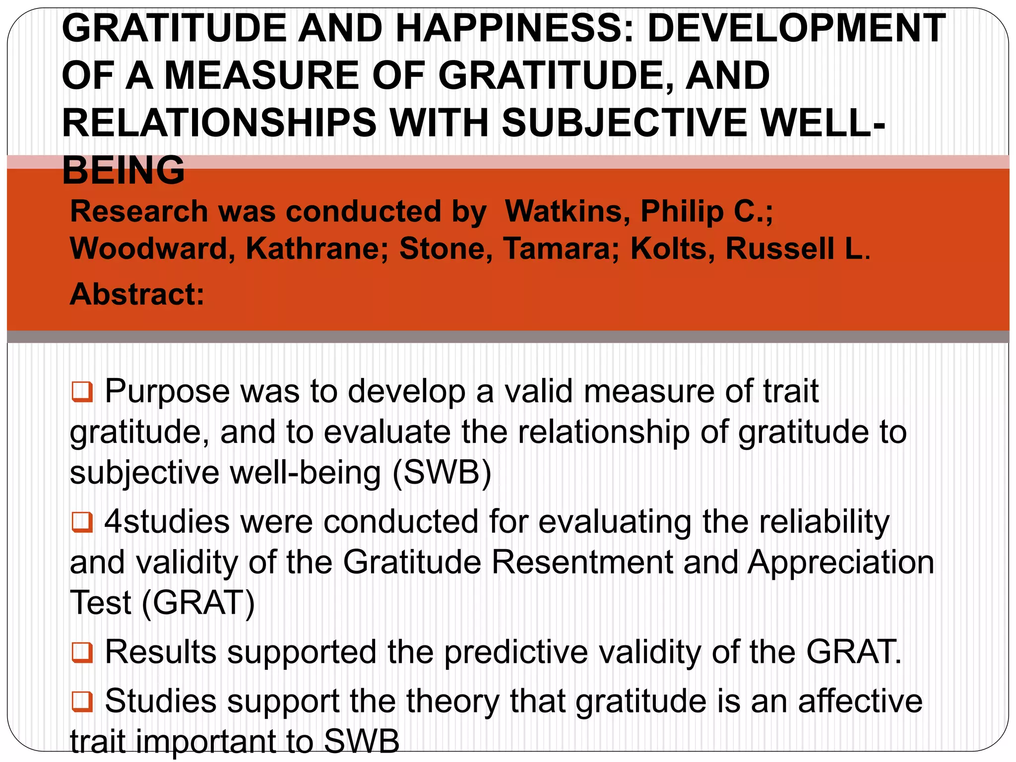 Gratitude | PPTX