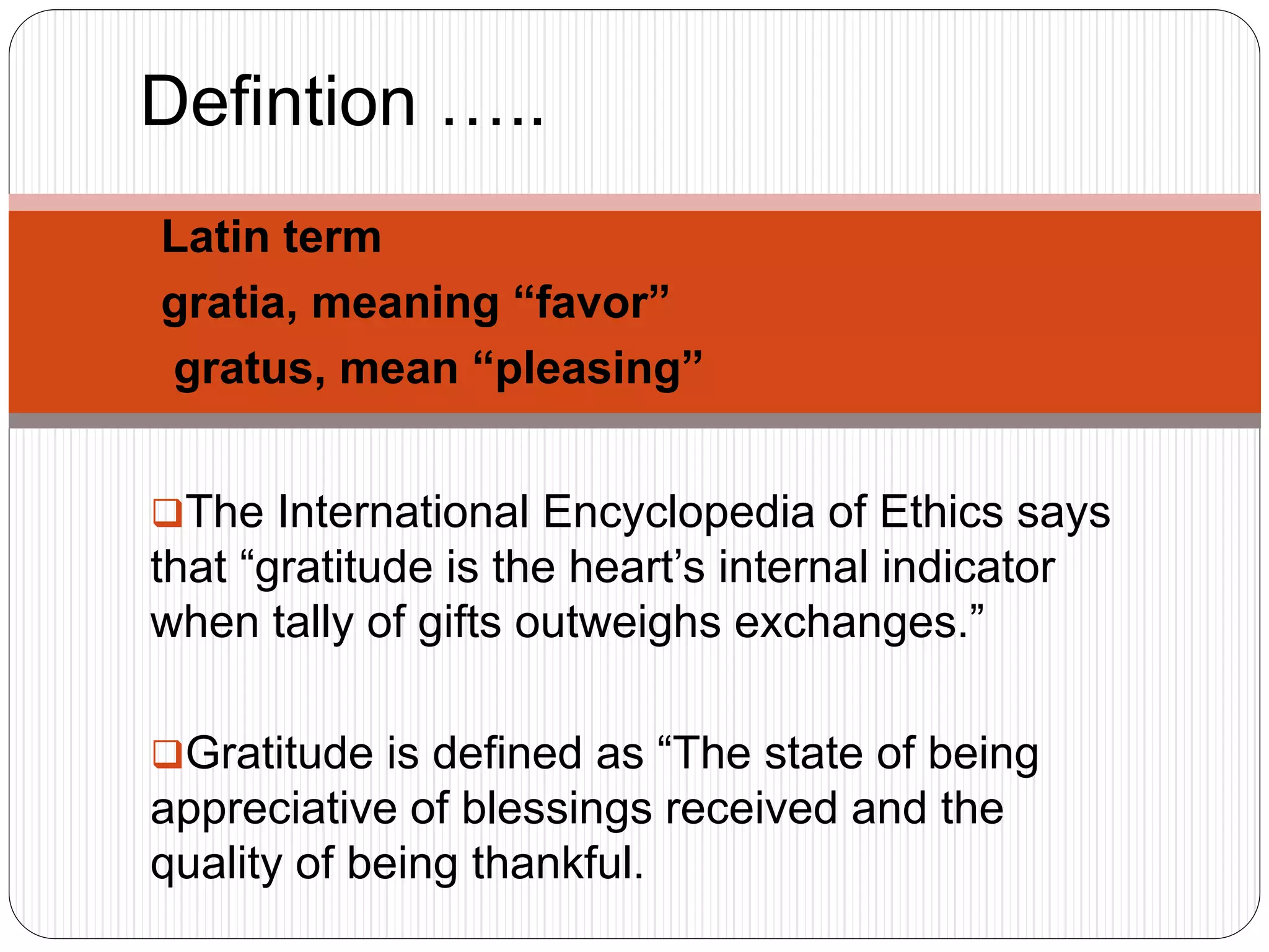 Gratitude | PPTX