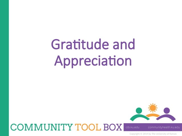 Gratitude and Appreciation Lecture Presentation | PPT
