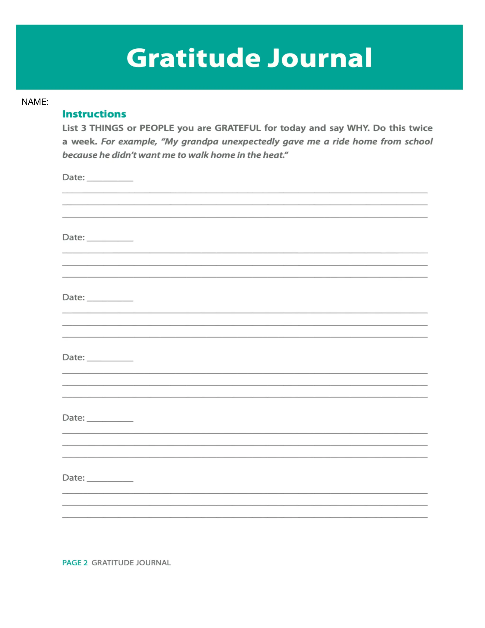 Gratitude Journal Sheet.pdf wjkhdkuegwiufdgwigf | PDF