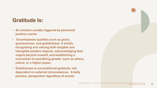 Gratitude and Apprecation Presentation final | PPT