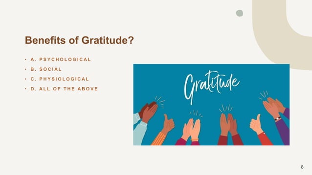 Gratitude and Apprecation Presentation final | PPT