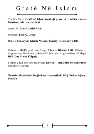 Gratë Në Islam Kundrejt Grave Në TraditëN Judeo Kristianemiti ...