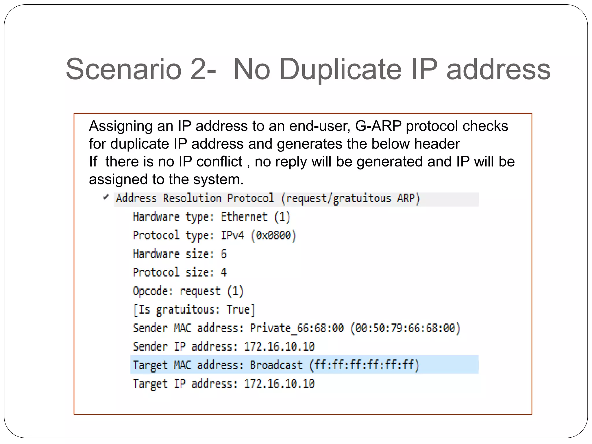 Gratuitous Address Resolution Protocolg Arp Pptx Computer