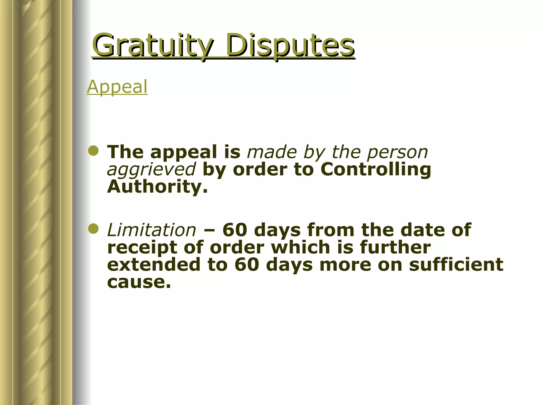 Gratuity | PPT
