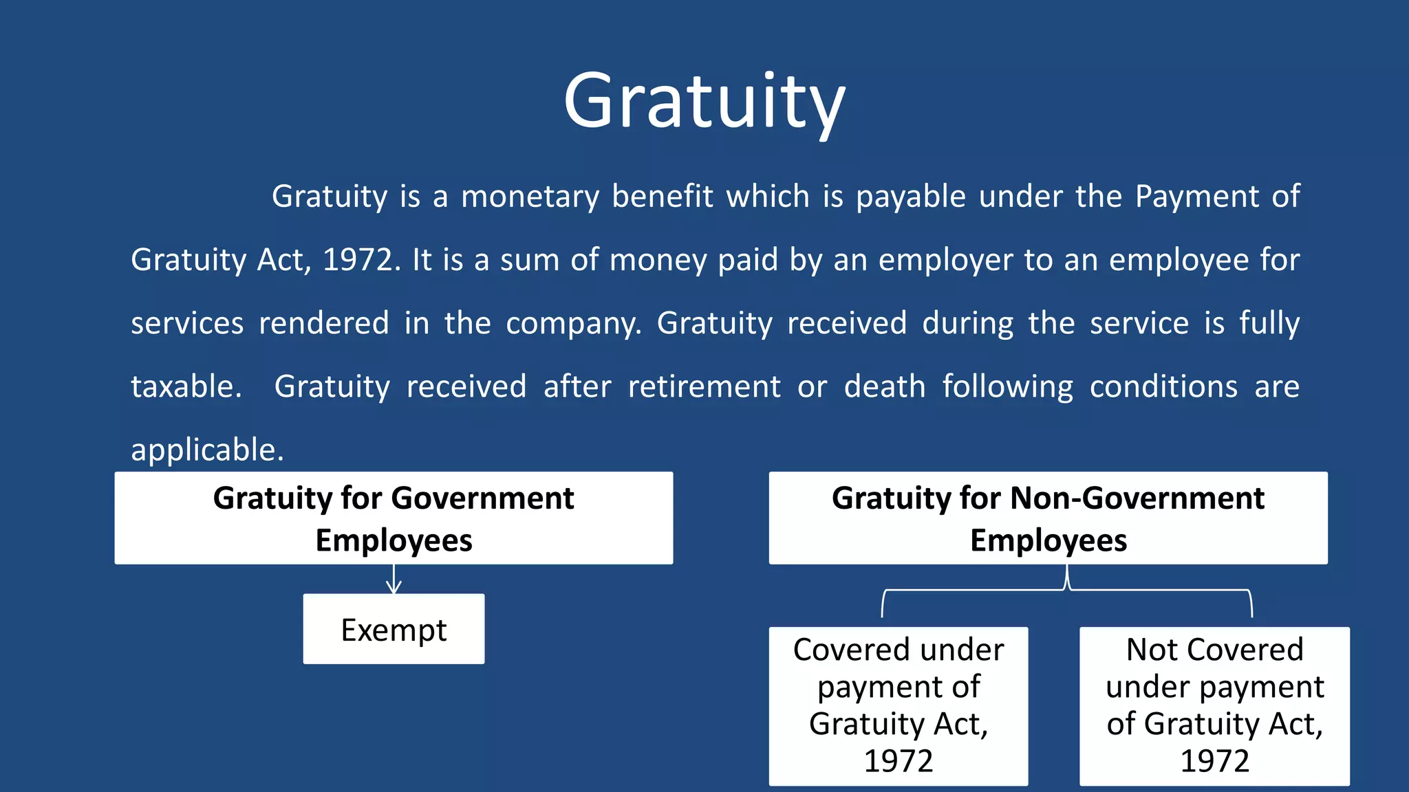 Gratuity | PPTX