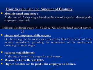 Gratuity act | PPT
