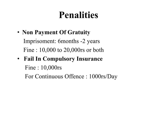 Gratuity act | PPT