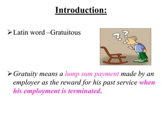 Gratuity act 1972 | PDF