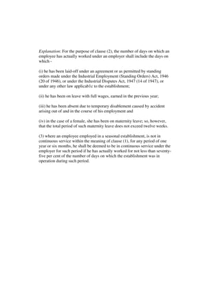 Gratuity act with amendment | PDF