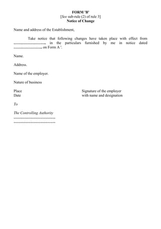 Gratuity forms | DOC