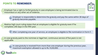 Gratuity ppt final | PPTX