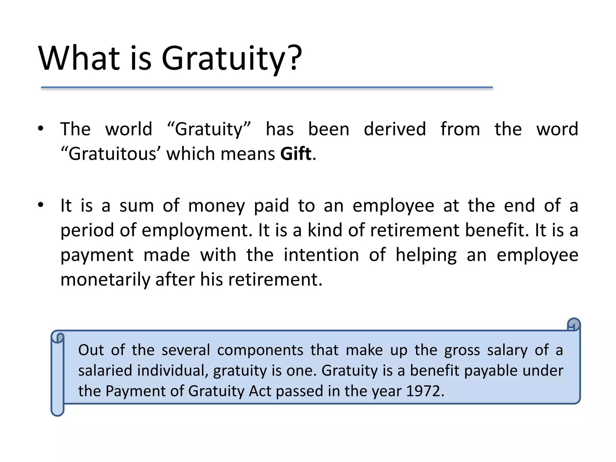 Gratuity presentation v1.0 | PPTX