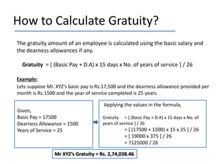 Gratuity presentation v1.0 | PPTX