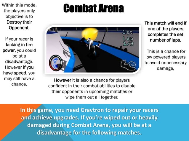 Grav racer presentation | PPTX | Racing Video Games | Video Game Genres