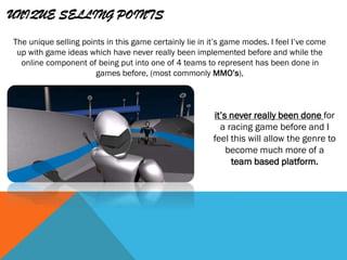 Grav racer presentation | PPTX | Racing Video Games | Video Game Genres