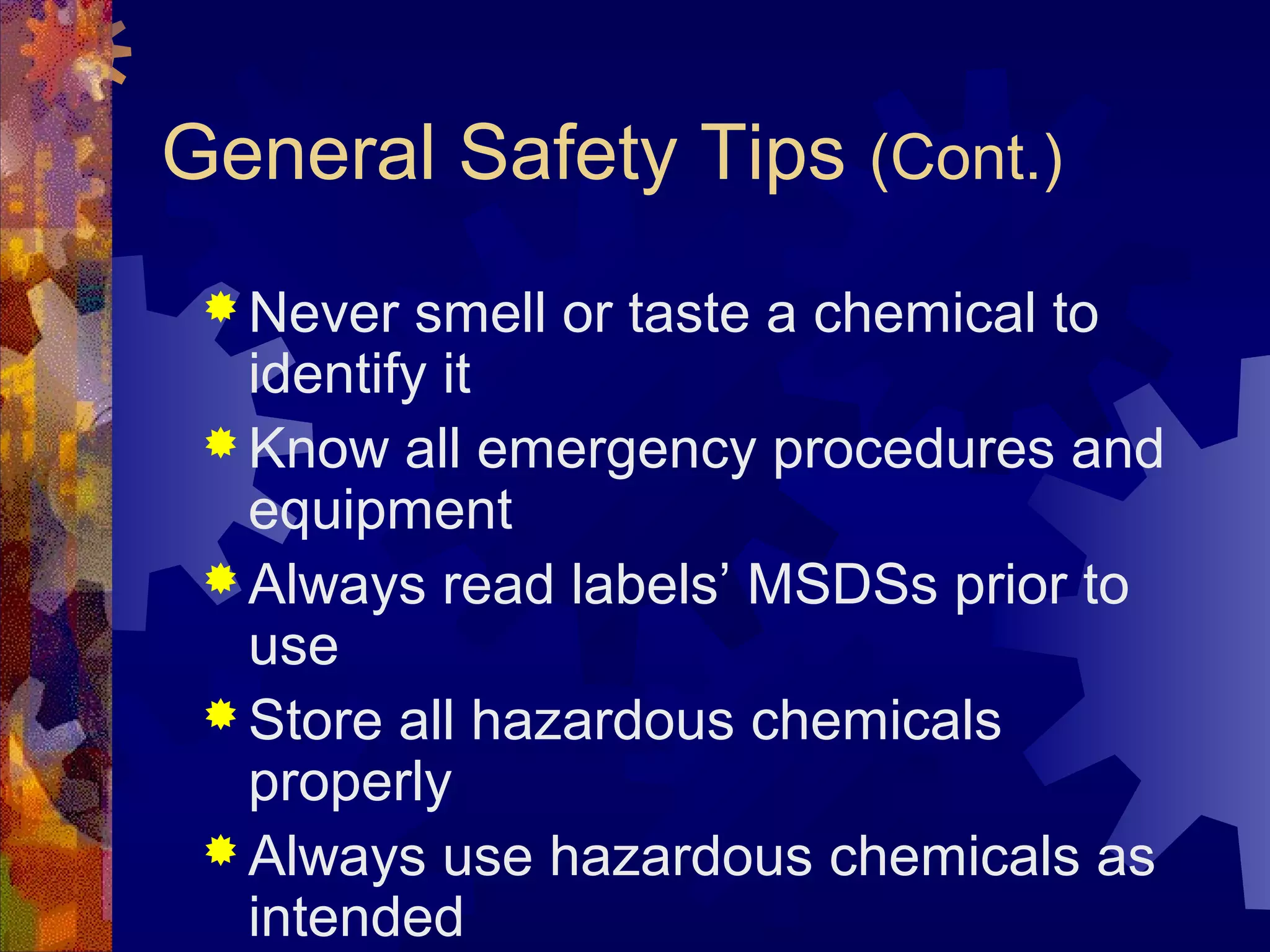 Chemical Handling | PPT