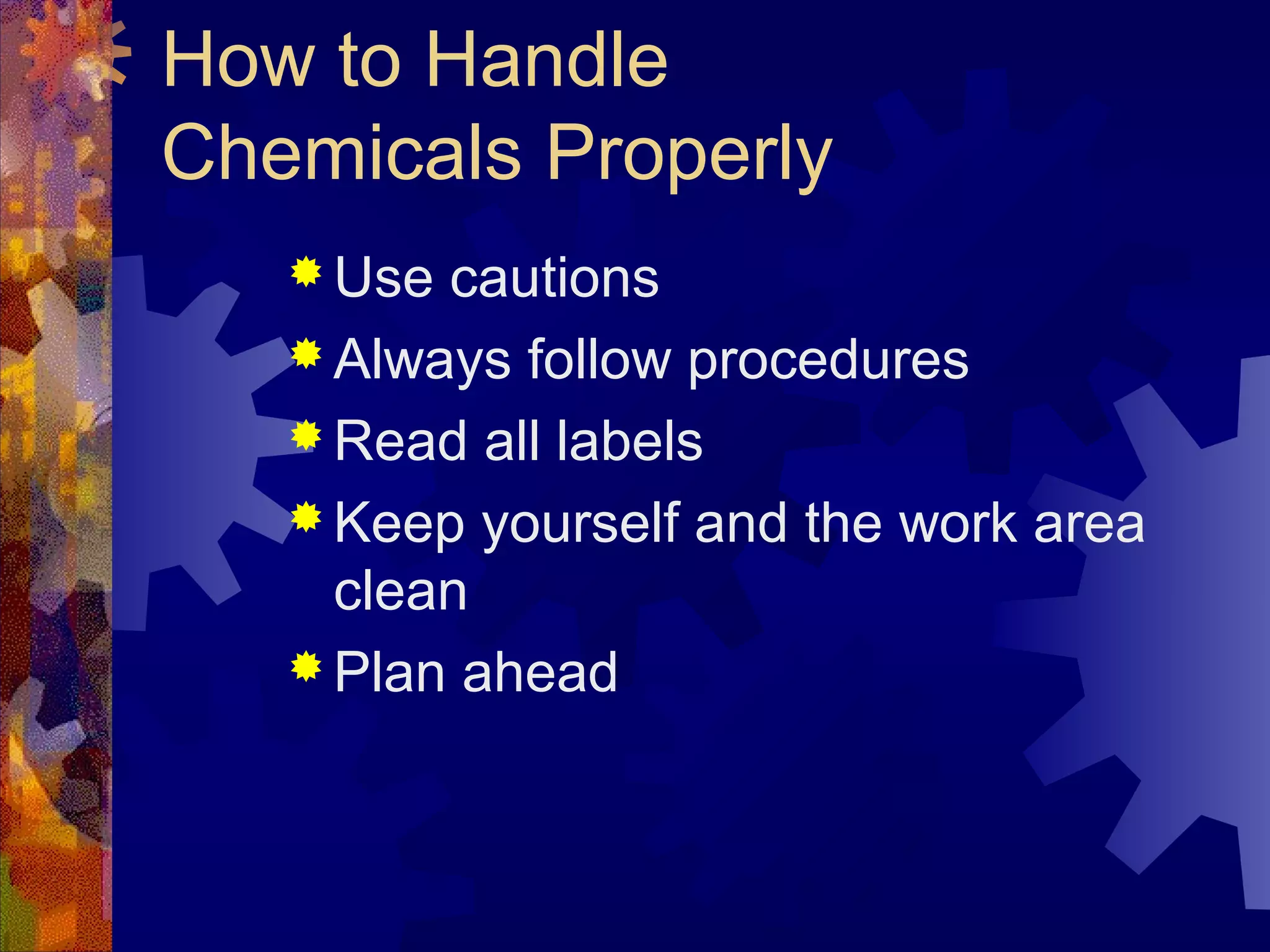 Chemical Handling | PPT