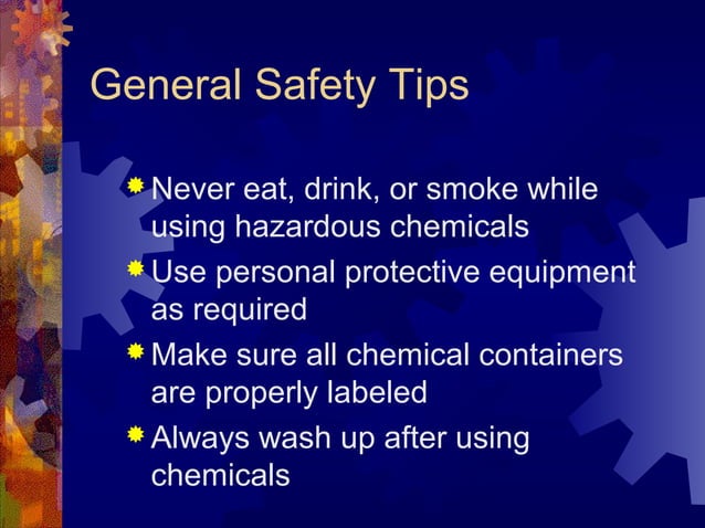 Chemical Handling | PPT