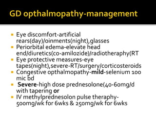 Grave’s disease | PPTX