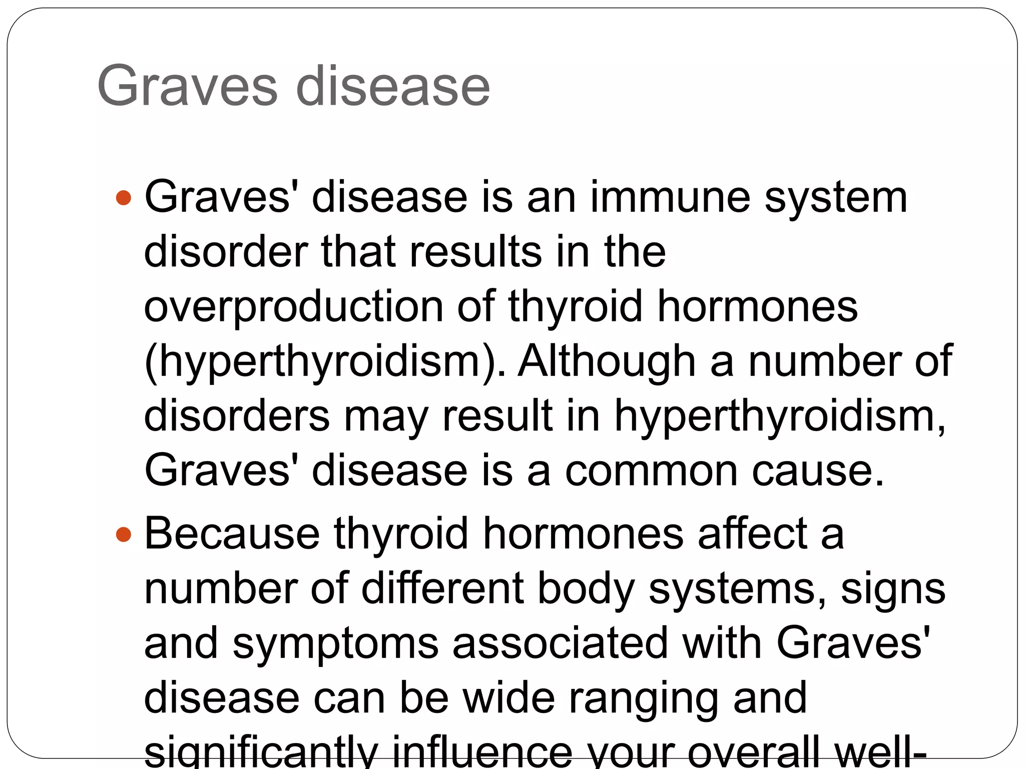 Graves disease ppt | PPTX