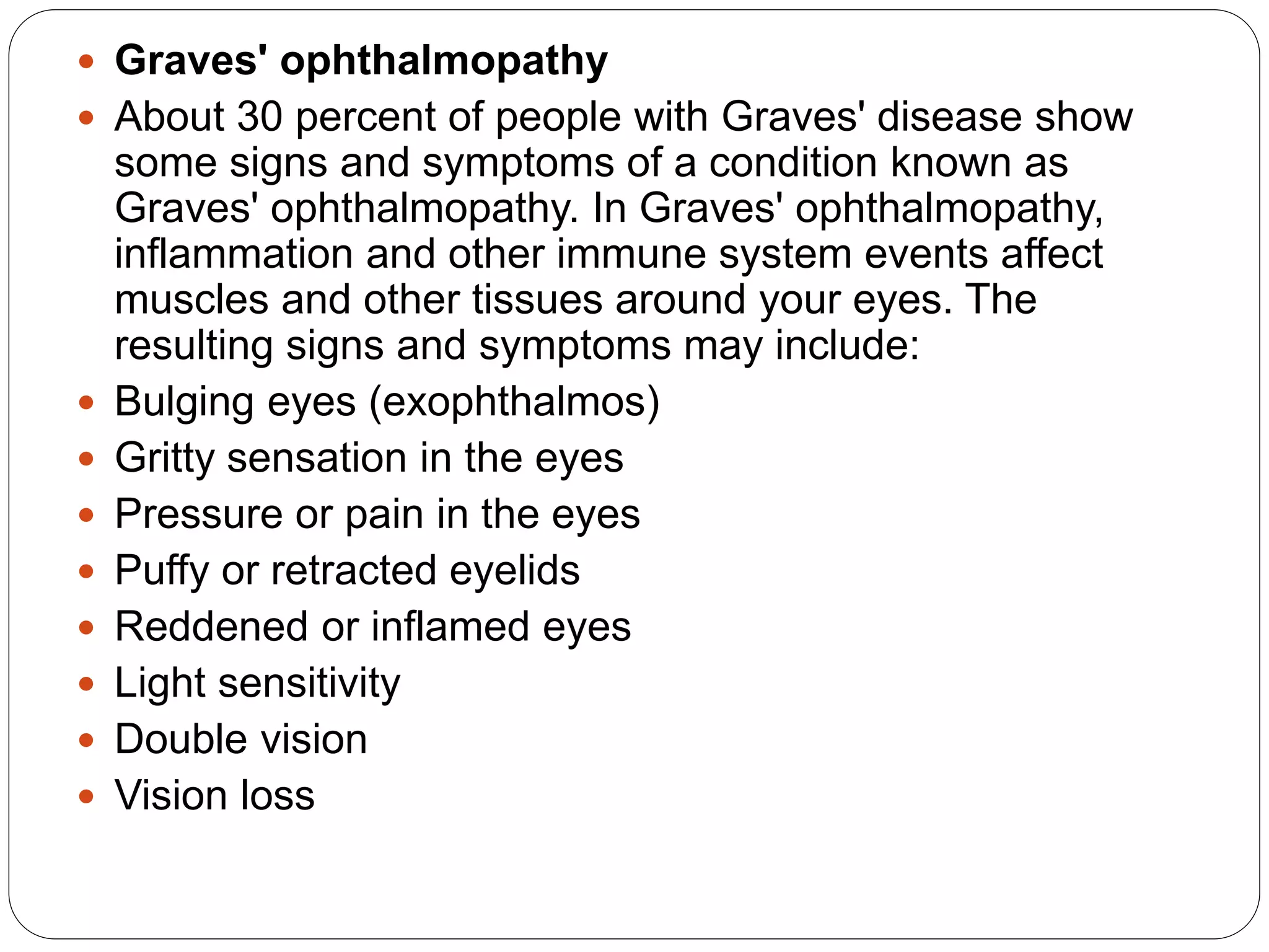 Graves disease ppt | PPTX