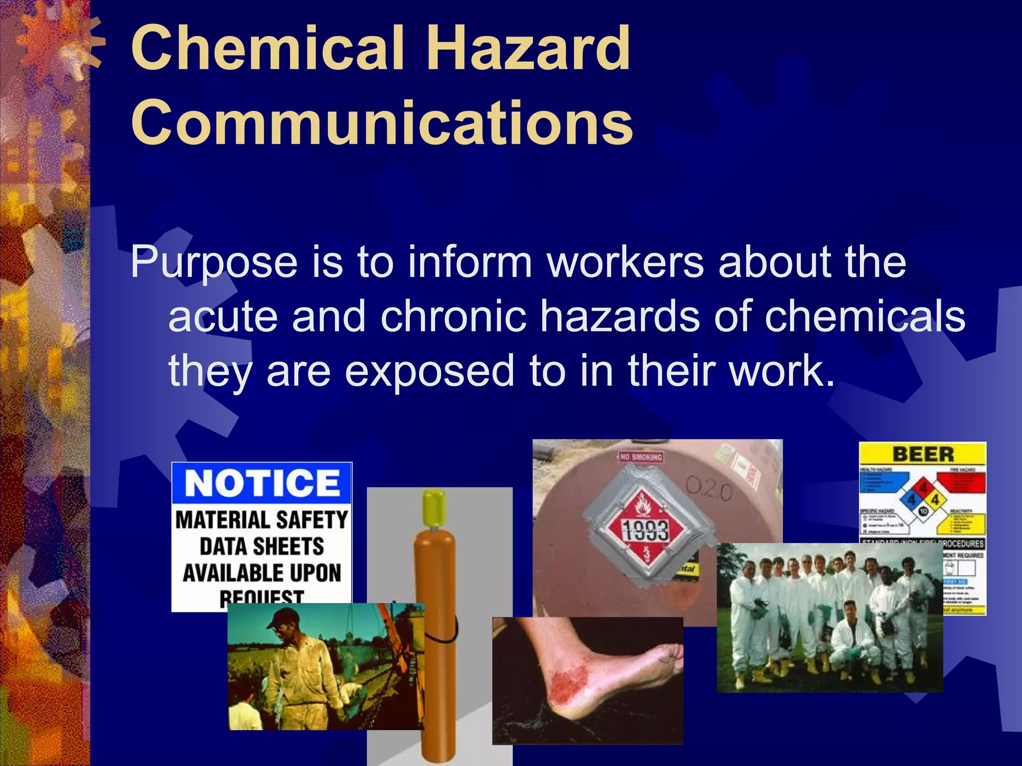 Chemical Hazard Communication | PPT