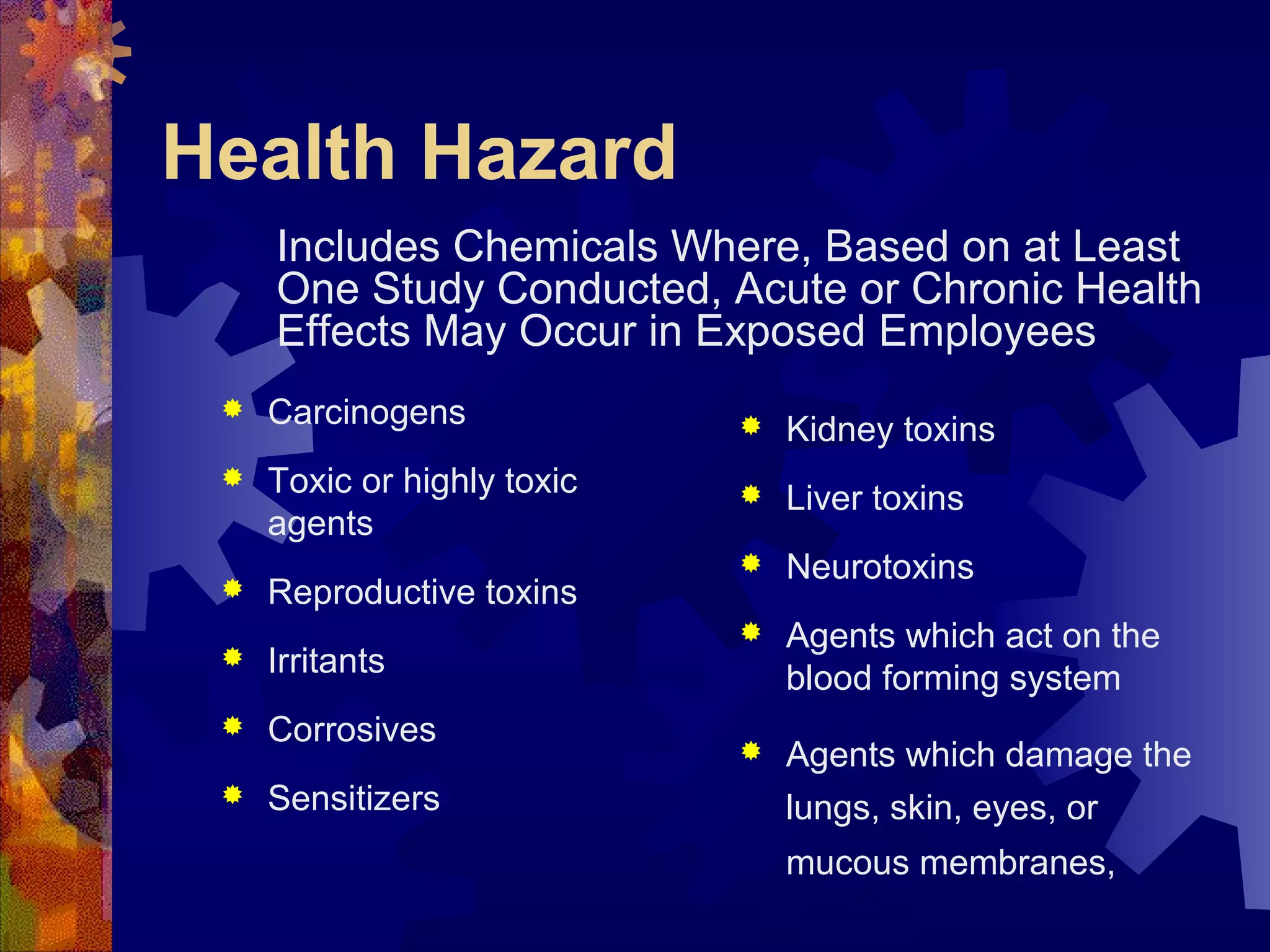 Chemical Hazard Communication | PPT