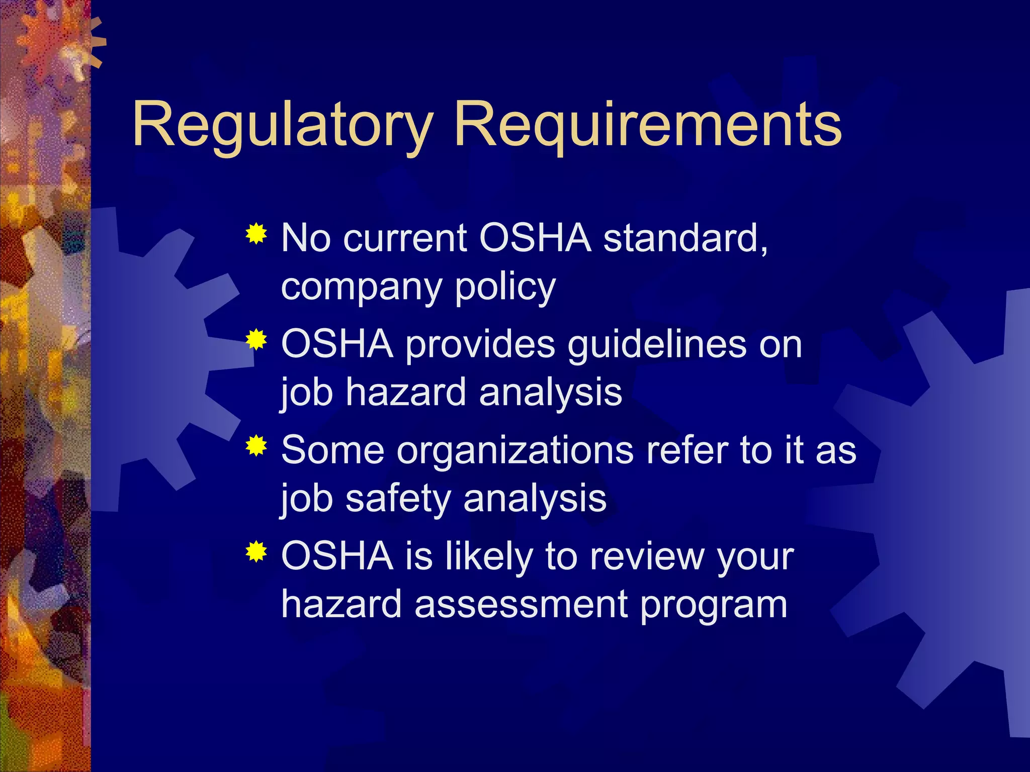 Job Hazard Analysis | PPT
