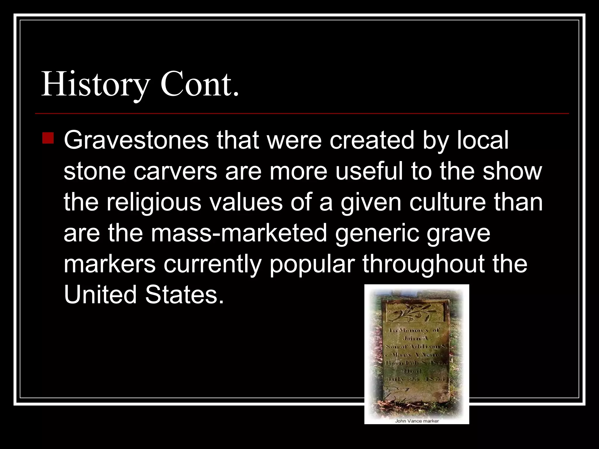Gravestone Iconography | PPT