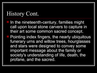 Gravestone Iconography | PPT