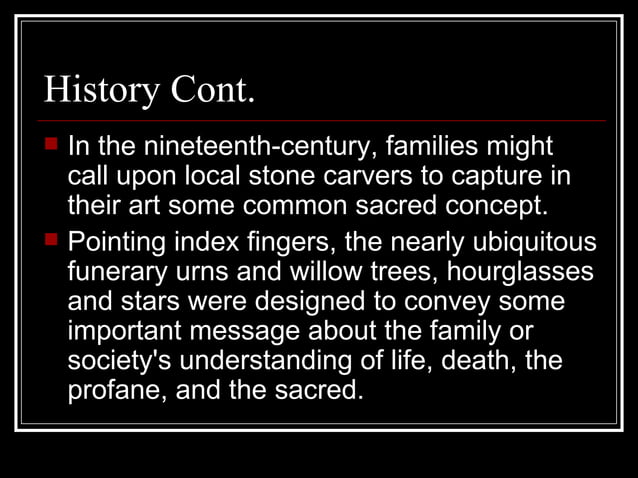 Gravestone Iconography | PPT