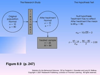 Gravetter & Wallnau 7e Ch 08 PPt Handout | PPT