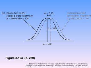 Gravetter & Wallnau 7e Ch 08 PPt Handout | PPT