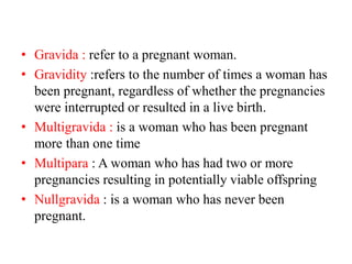 PREGNANCY TERMS | PPT