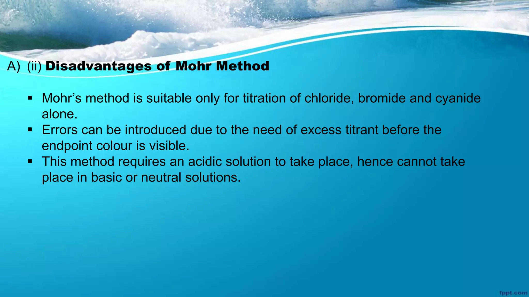 Gravimetric Methods of Analysis & PRECIPITATION titrimetry | PPTX