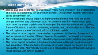 Gravimetric Methods of Analysis & PRECIPITATION titrimetry | PPTX